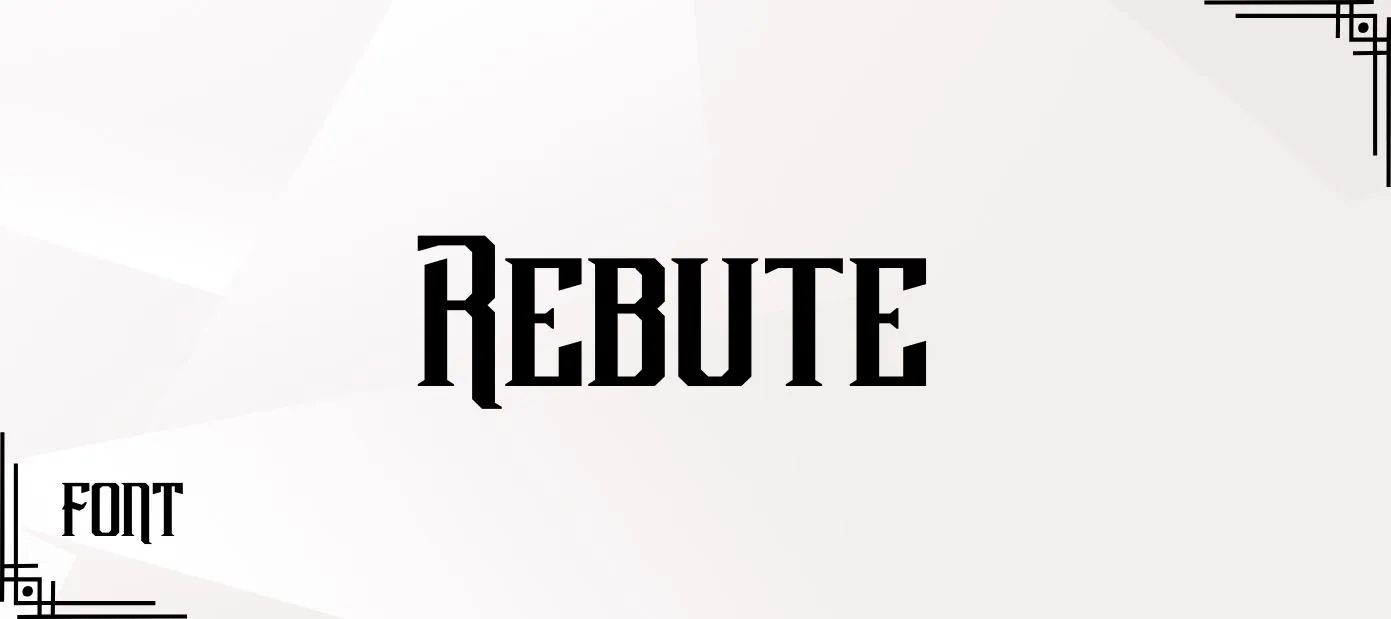 Rebute Font Free Download