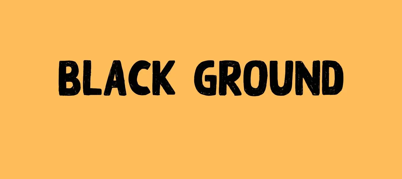 Black Ground Font Free Download