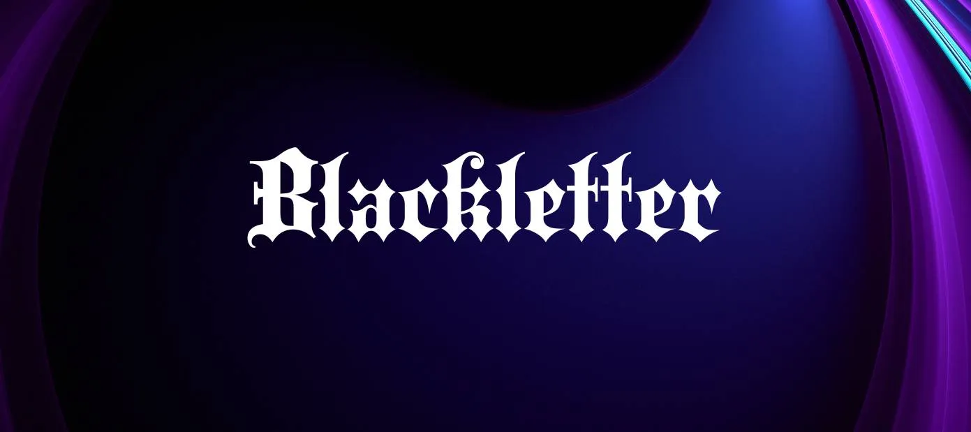Blackletter Font Free Download