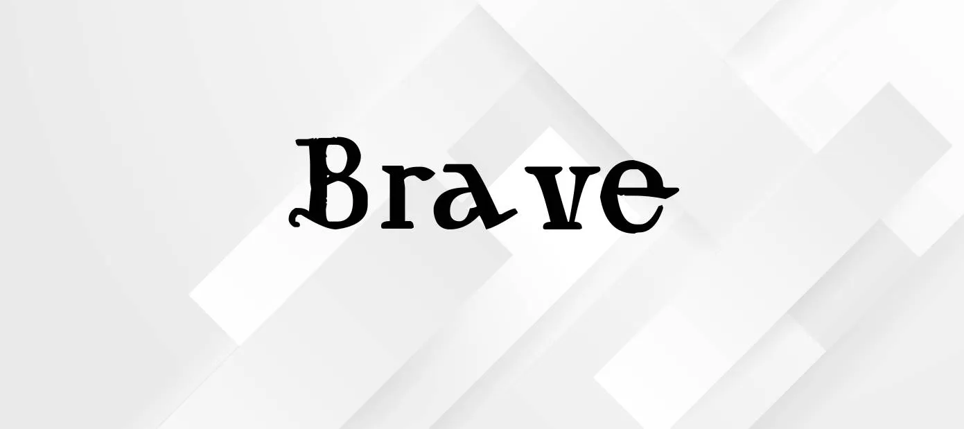 Brave Font Free Download
