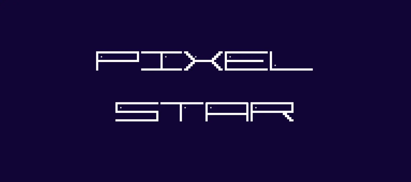Pixel Star Font Free Download