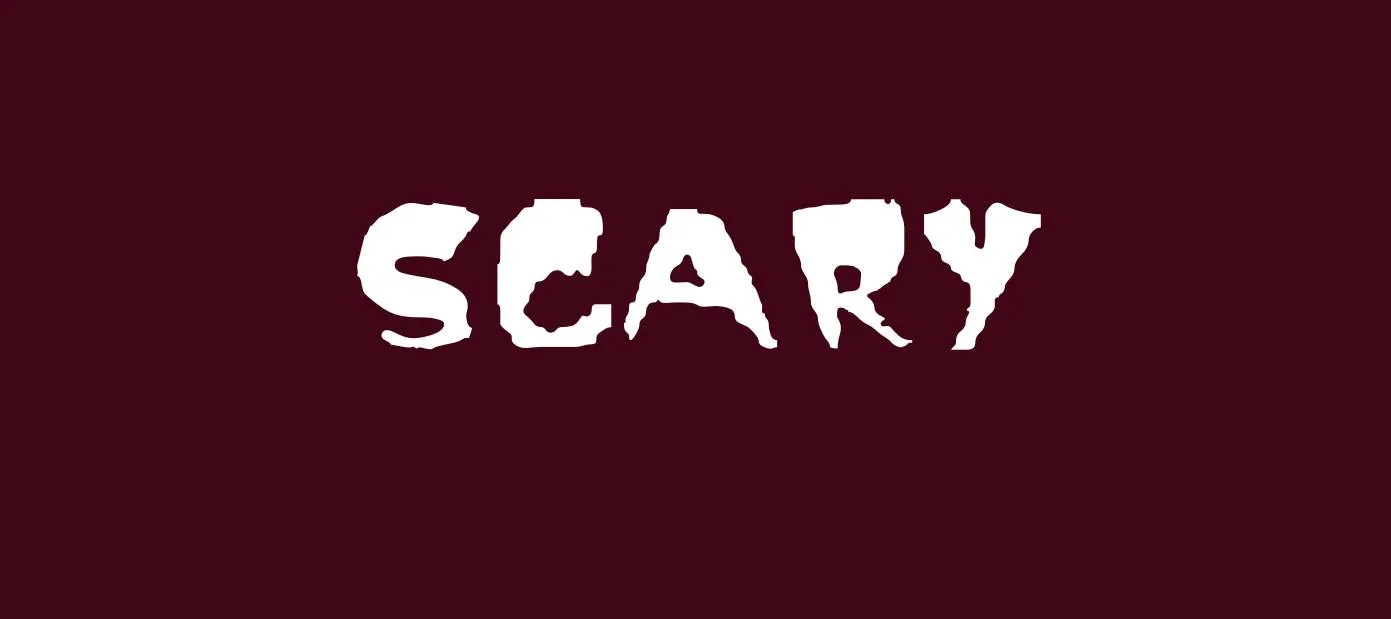 Scary Font Free Download