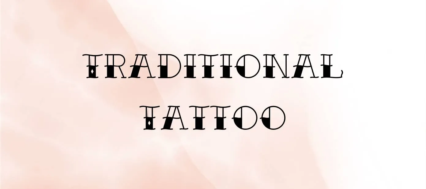 Traditional Tattoo Font Free Download